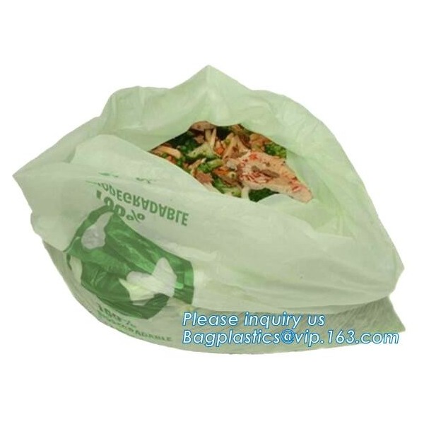 Quality OEM 100% Compostable Eco Friendly Biodegradable Garbage Bags, 100% Biodegradable for sale