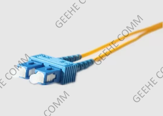 Quality SC APC 3.0mm 10M Duplex Fiber Optic Patch Cord for sale