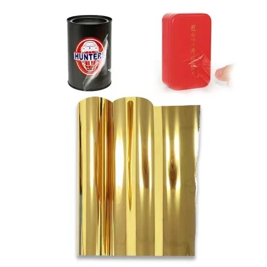 Quality Gold Foil DTF Transfer Film Sheets Label UV DTF Film Printing For Mugs Transfer for sale