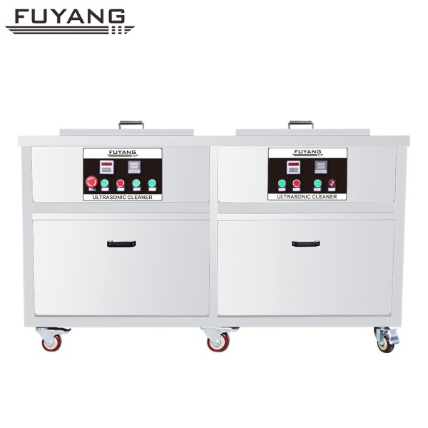 Quality 1200w Dual Slot Engine Ultrasonic Cleaner 88Liter 20-95℃ Adjustable With SUS Basket for sale