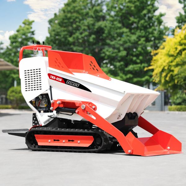 Quality 500-800KG Self Loading Gasoline Mini Dumper Small Turning Radius for sale