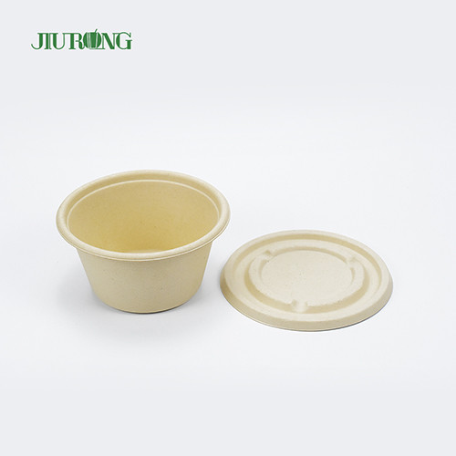 Quality Eco Friendly Sugarcane Food Container Biodegradable Bagasse Takeaway Boxes 600ml for sale