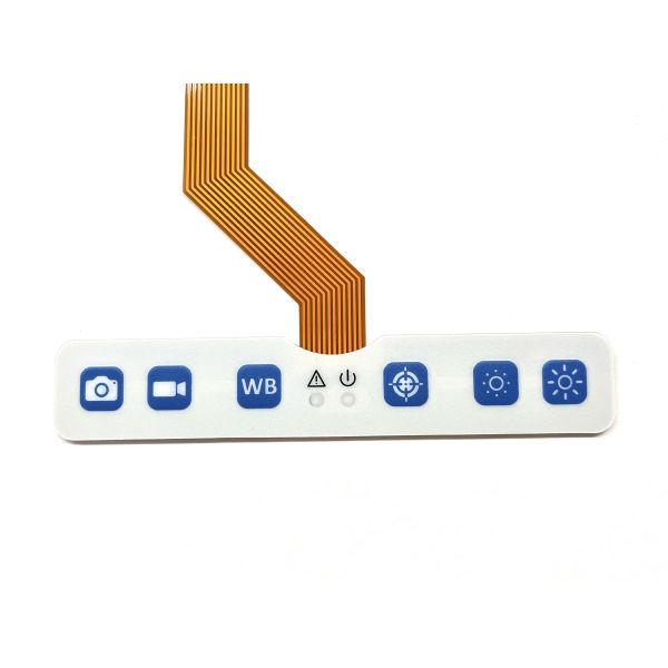 Quality Full Printing FPC Flexible Membrane Switch With Milky LED Window Display for sale