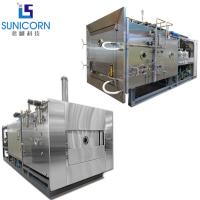 China 10sqm 100kgs Commercial Freeze Drying Equipment , Food Vacuum Freeze Dryer factory