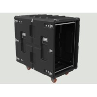 Quality Black 80KG Shock Racks Absorber 16u Shock Mount Rack Box 900mm for sale