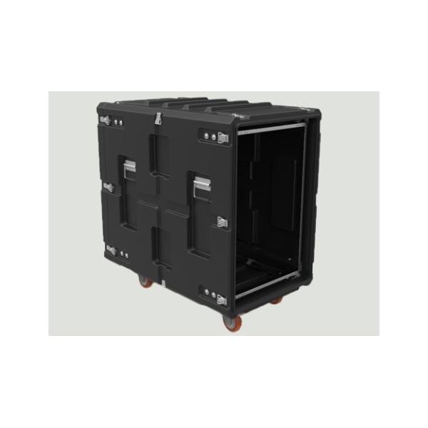 Quality Black 80KG Shock Racks Absorber 16u Shock Mount Rack Box 900mm for sale