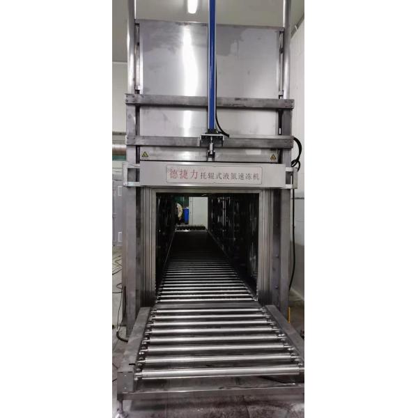 Quality IQF Tunnel Industrial Flash Countertop Blast Freezer 2000kg/H 2500kg/H for sale