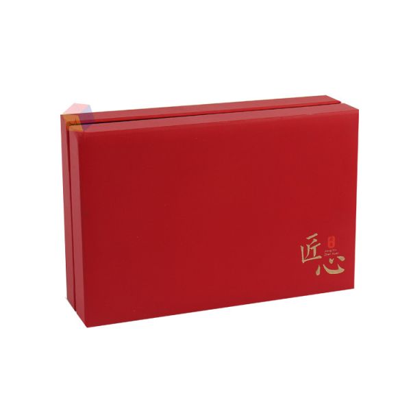Quality Stamping Printing Handling Design Tea Tin with Custom Logo Printed Packaging Box for sale