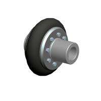Quality Custom Made LLA Type Tire Flexible Shaft Couplings JB/T10541-2005 for sale