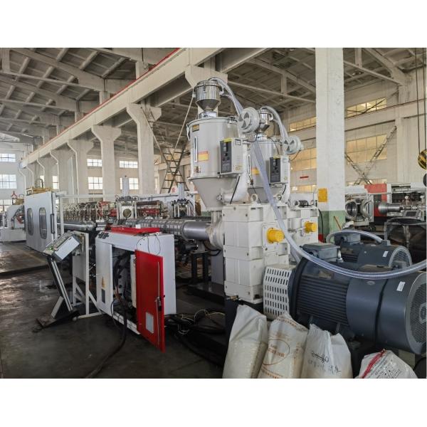 Quality PE / PP / PVC Double Wall Corrugated Pipe Extrusion Line With Vacuum Forming for sale