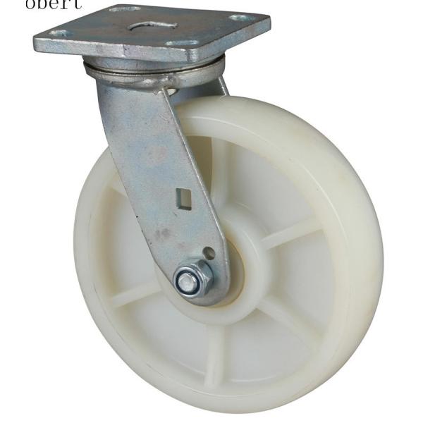 Quality Total Brake Polyurethane Nylon Roller Wheels With Double Ball Bearings for sale