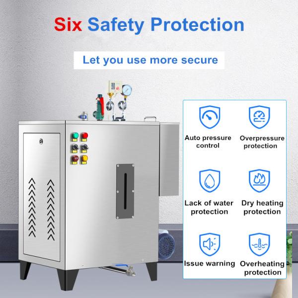 Quality Small Electric Vertical Steam Generator Boilers Automatic 0.7MPa For Textile Factory for sale