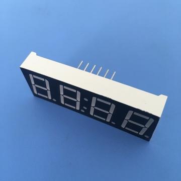 Quality Super Red Digital Clock Led Display 0.56" 4 Digit 80-100mcd Lumious Intensity for sale