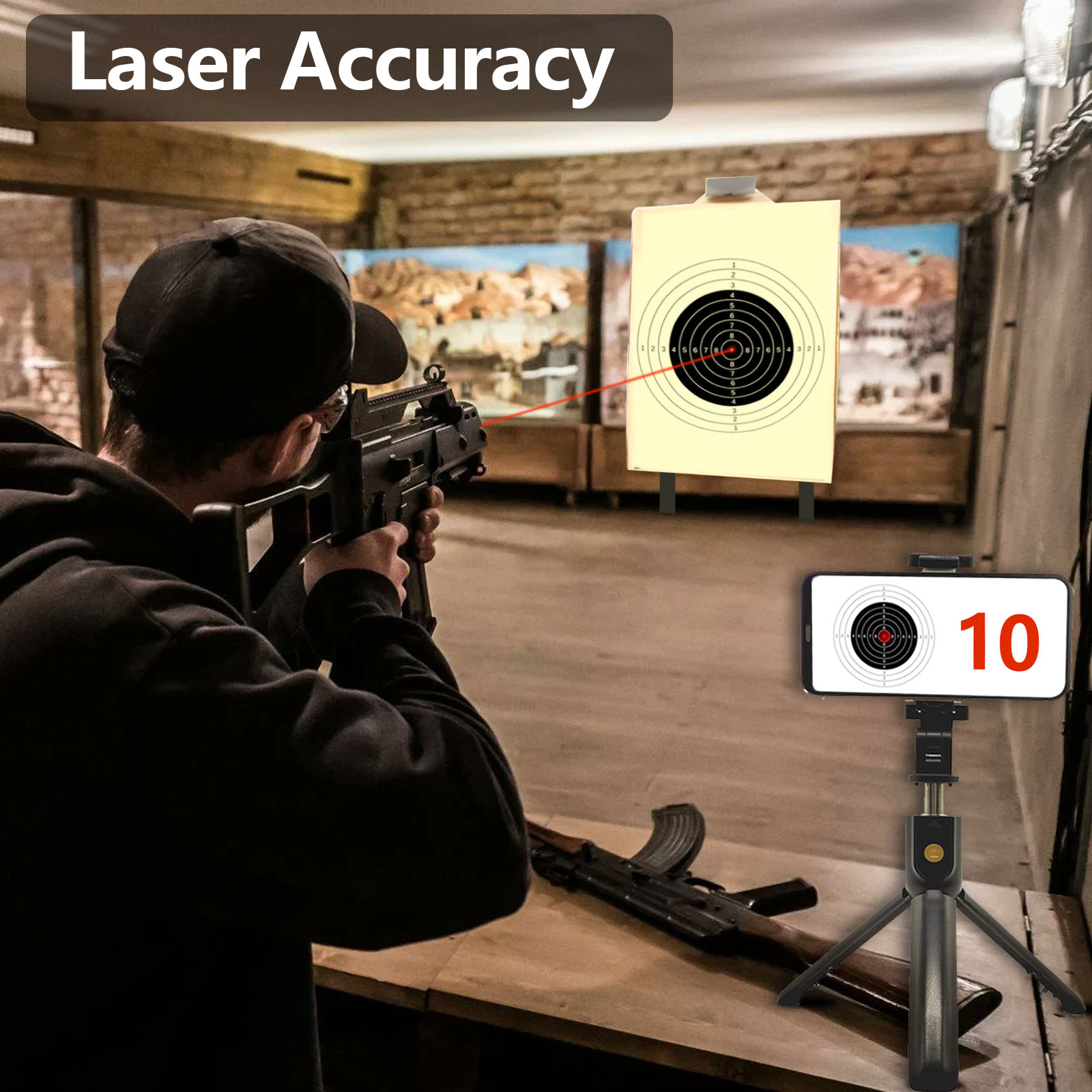 Red Tactical Training Laser Cartridge 9MM Caliber Brass Material from China Factory