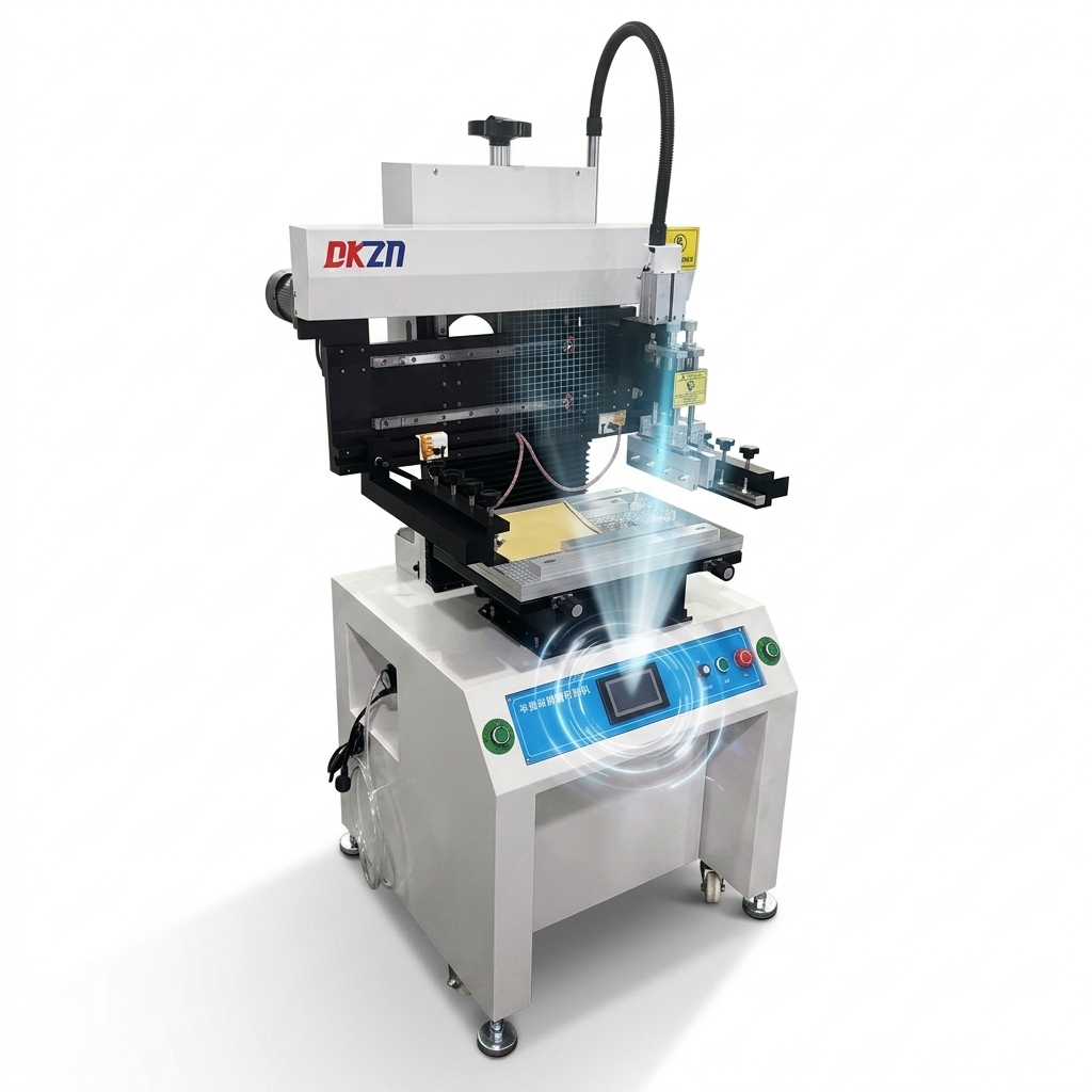 Quality Semi-Automatic Solder Paste Printer PLC Touch Screen 0.01mm High Precision PCB for sale