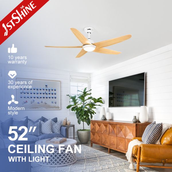 Quality OEM Smart App Control LED Plastic Blade Ceiling Fan With light Modern Indoor Decoration for sale