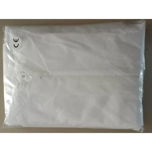Quality Industrial M L XL 2XL Disposable Isolation Gowns With SMS 50GSM Material for sale