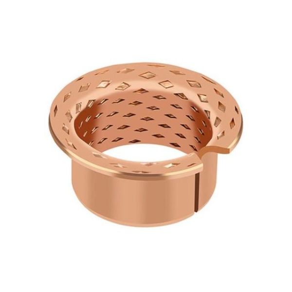 Quality Phosphor Tin Bronze Flange Collar Wrapped Bronze Bushings Diamond Shaped Cusn8 Material H7 for sale