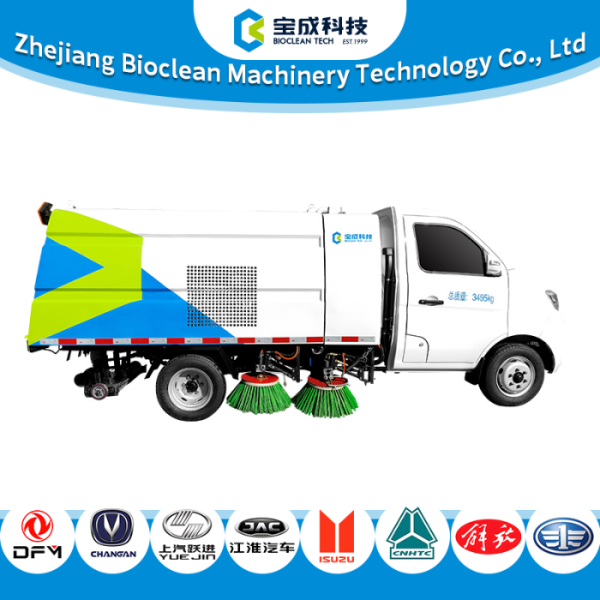 Quality 3.5ton Gasoline Powered Road Sweeper Truck Road Cleaning Vehicle ZBJ5030TSLC for sale