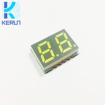 Quality 0.39 Inch 7 Segment Indoor SMD LED Display Screen White Color for sale