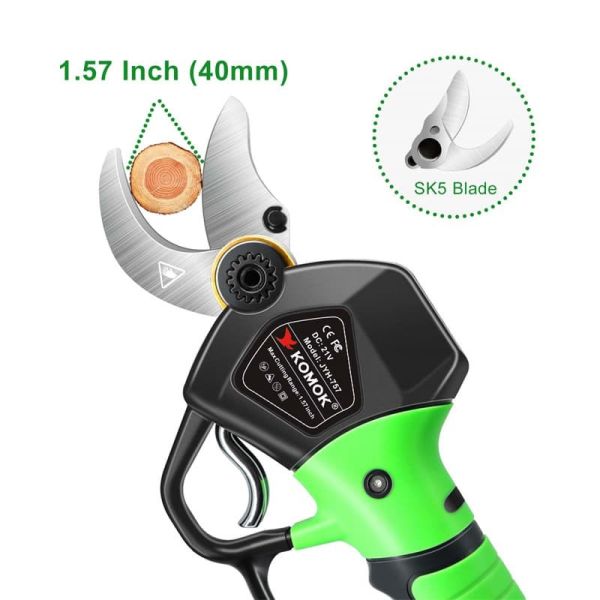 Quality Cordless Battery Operated Pruning Shears 40mm For Precise Trimming for sale