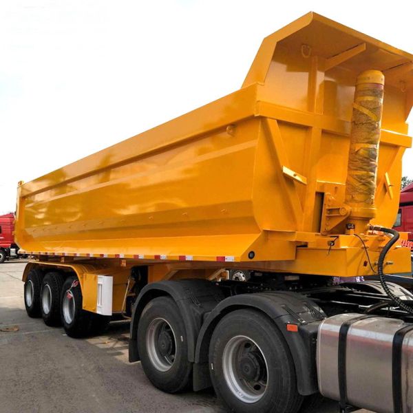 Quality ROHS Semi Truck Dump Trailer Tool Box Accessories Tractor Trailer Dump Trailer for sale