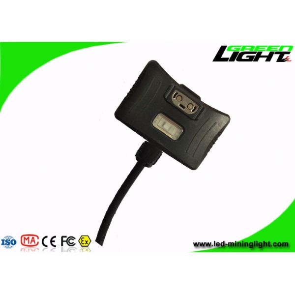 Quality 5.2Ah LED Mining Cap Lights 10000lux Brightness High Beam IP68 With Safety Rope for sale