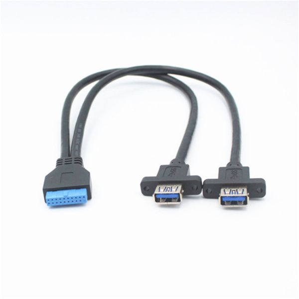 Quality USB3.0 Extension Cable 0.3m PVC 20pin Line Motherboard for sale