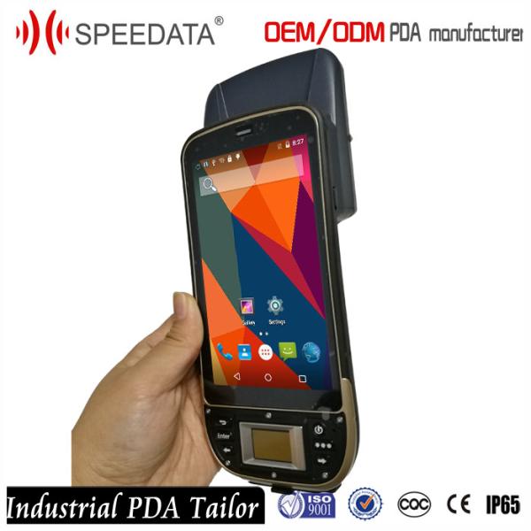 Quality High Definition 5.0 Inch Biometric Fingerprint Scanner Quad Core 1.3GHz for sale