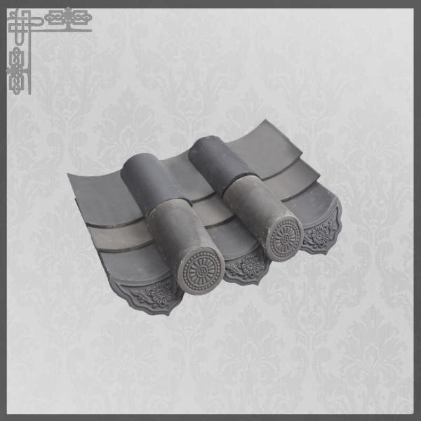 Quality Antique Pagoda Plain Chinese Clay Roof Tiles Old Temple Handmade for sale