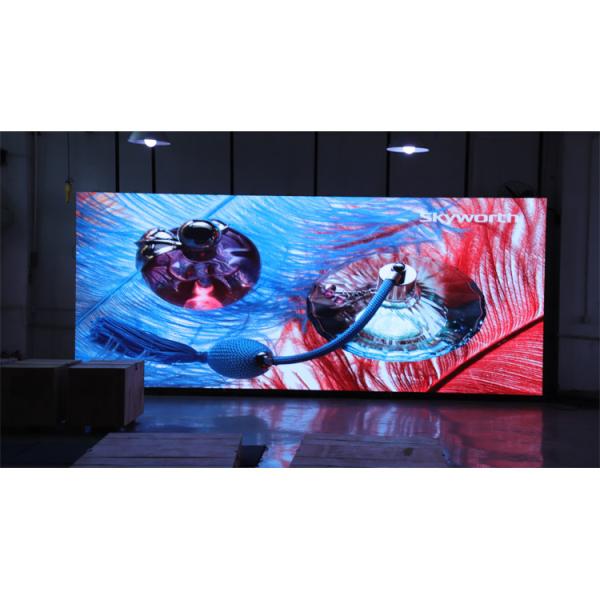 Quality Slim Panel Stage LED Display , Indoor Full Color Led Display 1200CD / SQM Bright for sale
