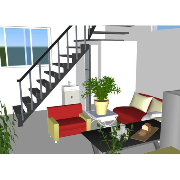 Quality Prefab Steel Structure Villa Duplex Lightweight Steel Frame House Galvanized for sale