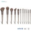 china 150g 12pcs Aluminum Ferrule Cosmetic Makeup Brush Set