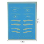 PMU Permanent Makeup Rubber 3D Lips Practice Skin Tattoo Mat To Practice Perfect Eyebrow