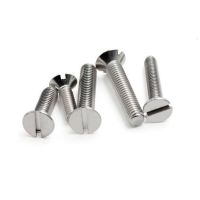 Quality SS 304 Slotted Countersunk Head Bolt M6 M10 For Wind Energy Plant for sale