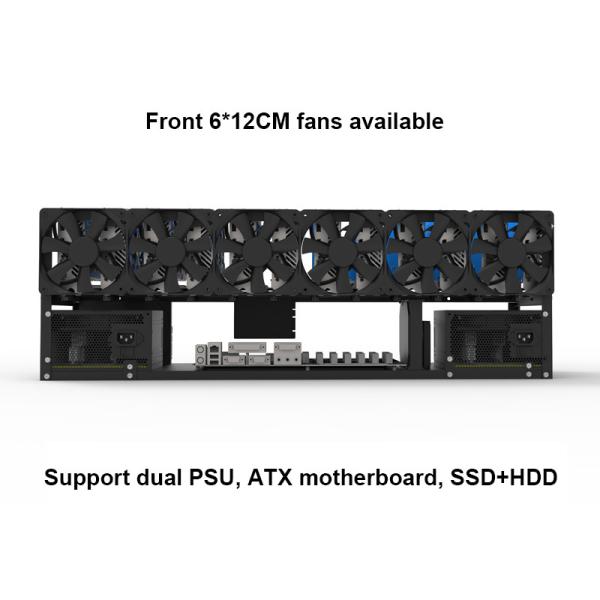 Quality Hot Selling Bitcoin Mining 8 gpu Mining Rig Ethereum Miners Support 8 Graphic for sale