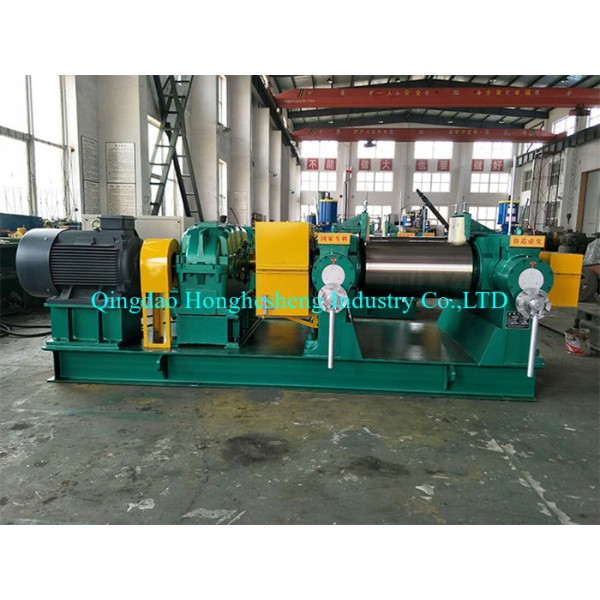 Quality 20 mesh 24 mesh Two Roll Rubber Crushing Mill 220V 380V 450V 90kw for sale