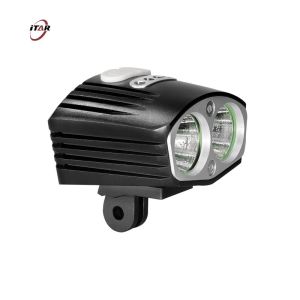 Quality 2000 Lumen Front Bike LED Flashlight Double Switch Waterproof for sale