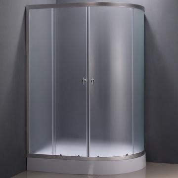 Quality 1150x800x1950mm 4mm Self Contained Shower Units Silver Aluminum Frame for sale