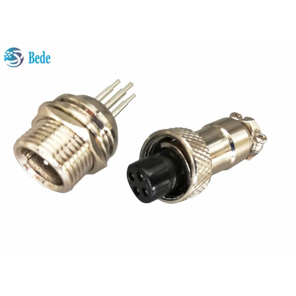 Quality PCB Welding Model Gx12 Aviation Connector 2~7 Pin Panel Mount Connector 3A 200V for sale