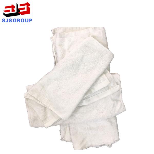 Quality 35-55cm 50kg/Bale White Cotton Shop Towels for sale