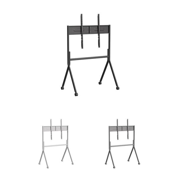 Quality 265Lbs Capacity TV Floor Stand Flat Panel 65in Floor Tv Stand With Mount Cold for sale