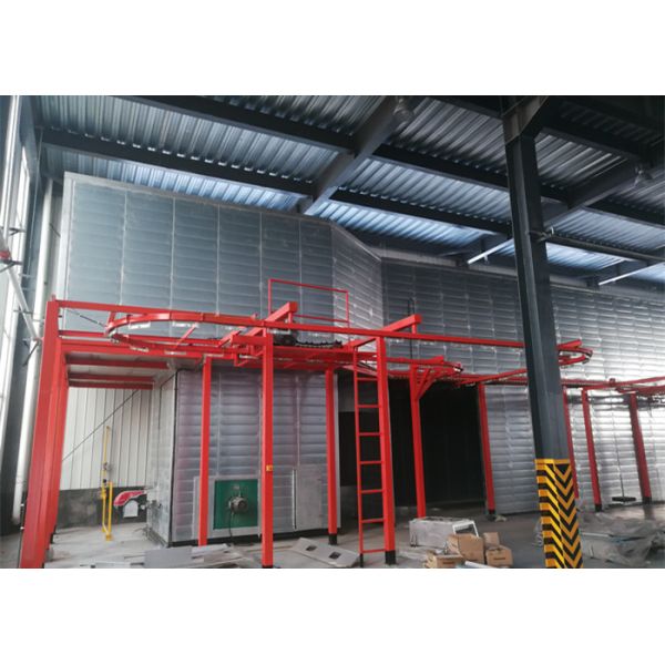 Quality Professional Steel Substrate Automatic Powder Coating Machine With 2 Reciprocato for sale