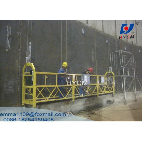 Quality ZLP630 Suspended Platform with Parapet Clamp High Rise Window Cleaning Equipment for sale