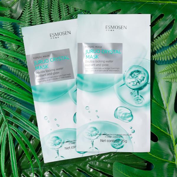 Quality OEM ODM Crystal Natural Konjac Facial Mask Suncare Treatment for sale
