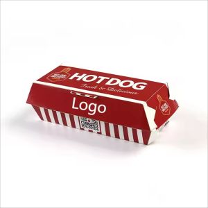 Quality Customized Takeaway Hot Dog Box Practical Food Container for Fast Food for sale