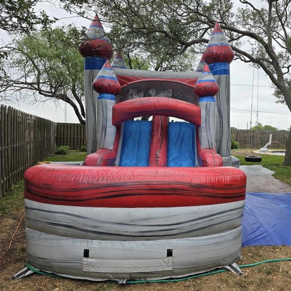 Quality Unisex Kids Play Inflatable Bouncer House with Slide Pool and Commercial PVC for sale