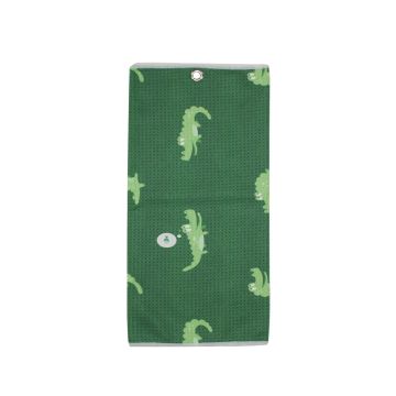 Quality Sublimation Cooling Microfiber Golf Towel Custom Logo Printed for sale