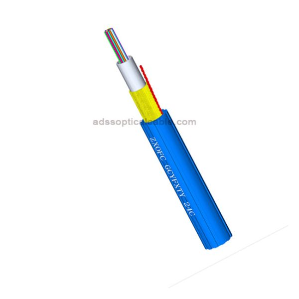 Quality GCYFXTY Unitube Gel Free Cable Air Blown Small Diameter 2-24 Core for sale