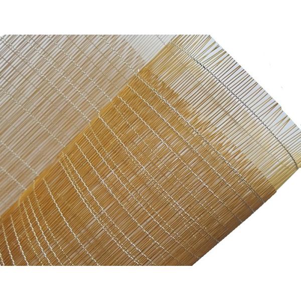 Quality Sliding Doors Elegant Wire Fabric Laminated Glass 13 Mm for sale